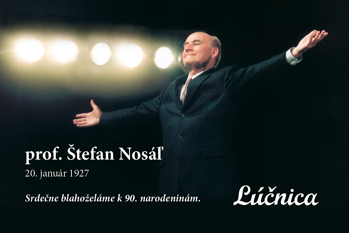 Profesor Štefan Nosáľ sa dožíva životného jubilea – Lúčnica